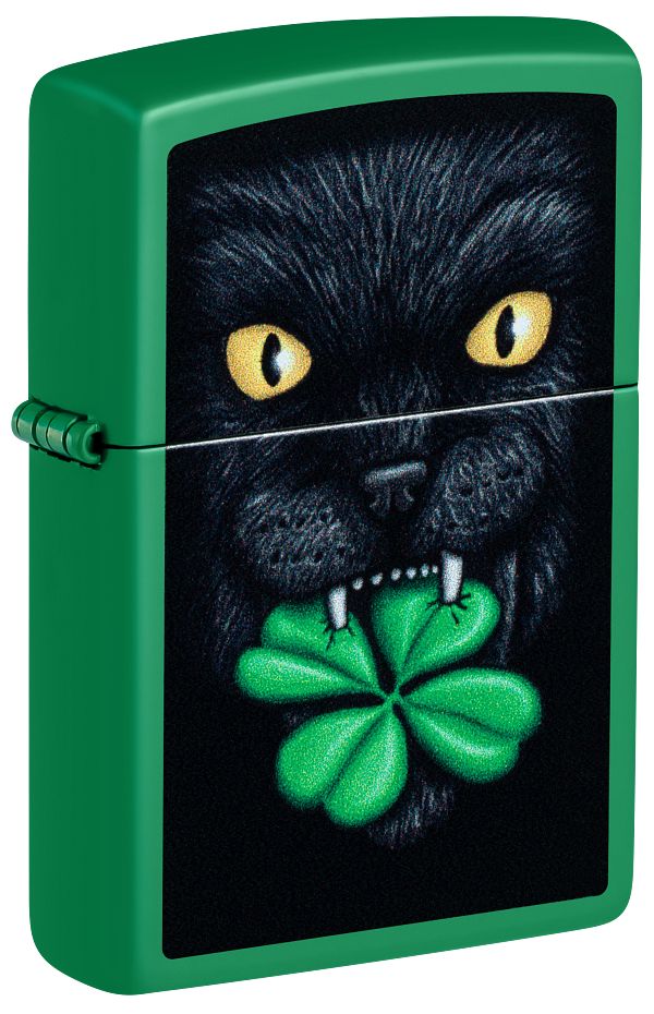Zippo Lucky Cat Clover Design (46721) – Zippo.ca